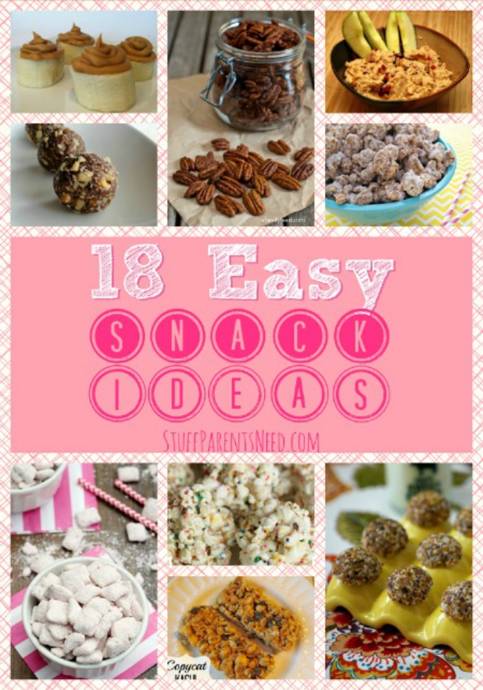 18 Easy Snack Ideas! - Stuff Parents Need